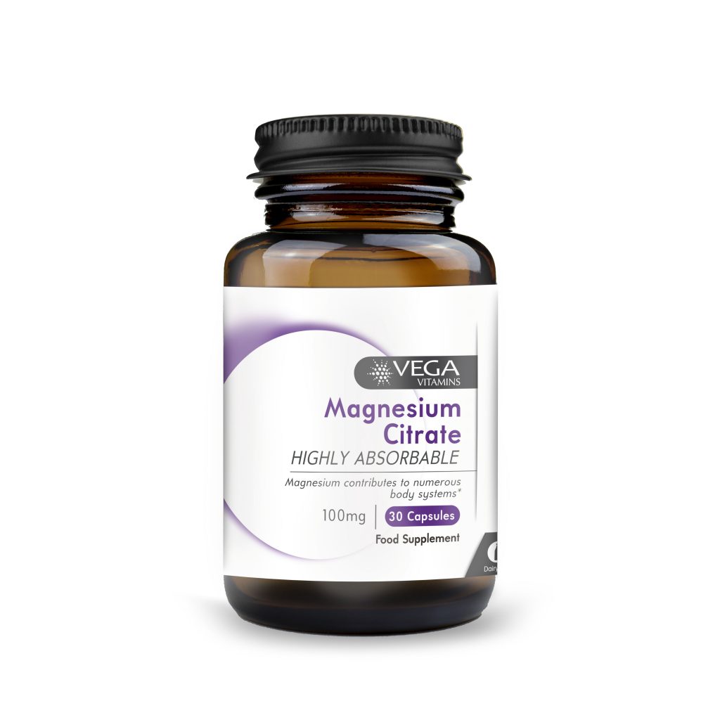 Magnesium Citrate - Highly Absorbable - Vega Vitamins